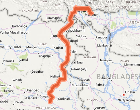 Dankuni - Coochbehar Industrial Corridor - Interactive Web Map