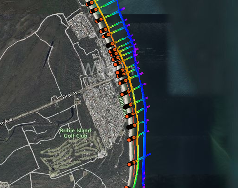 Woorim Beach Profiles Survey - Interactive Web Map