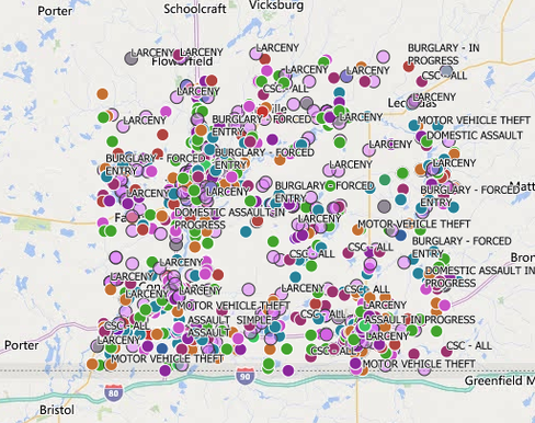 CENTRAL DISPATCH MAPPING SYSTEM - Interactive Web Map
