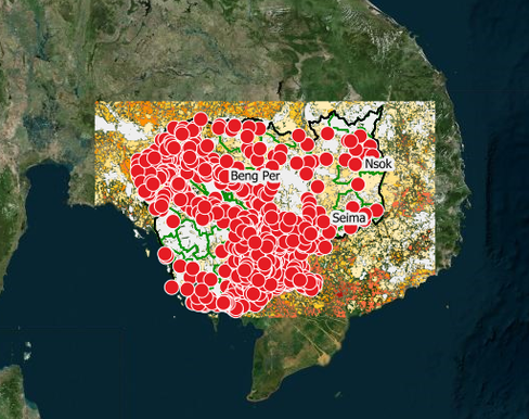 Landscan Data - Cambodia 2011 - Interactive Web Map
