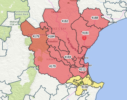 Napier - Paul Bailey - Interactive Web Map