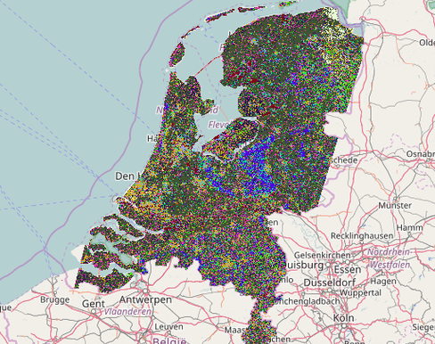 Netherlands Raster - Interactive Web Map