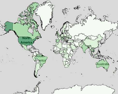 Mango - Datasets by Country 2012 - Interactive Web Map