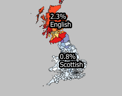 UK Cross Border Migration - Interactive Web Map