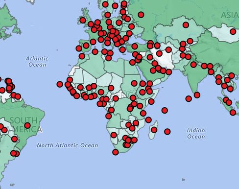 GDP by Country - Interactive Web Map