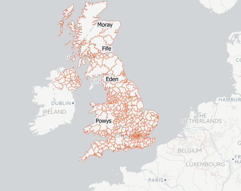 United Kingdom Administrative Boundaries - for download - Interactive ...
