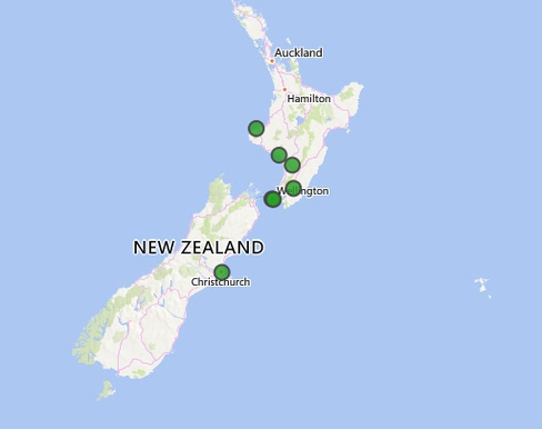 Territory Map - New Zealand - Interactive Web Map